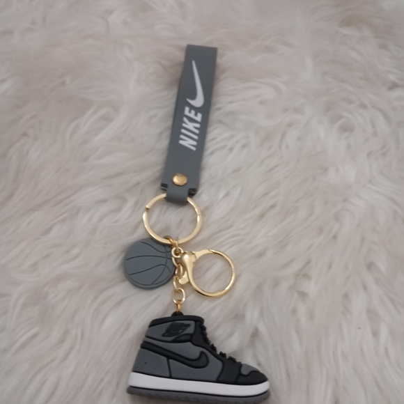 Nike | Accessories | Nike Air Jordan Grey Keychain | Poshmark